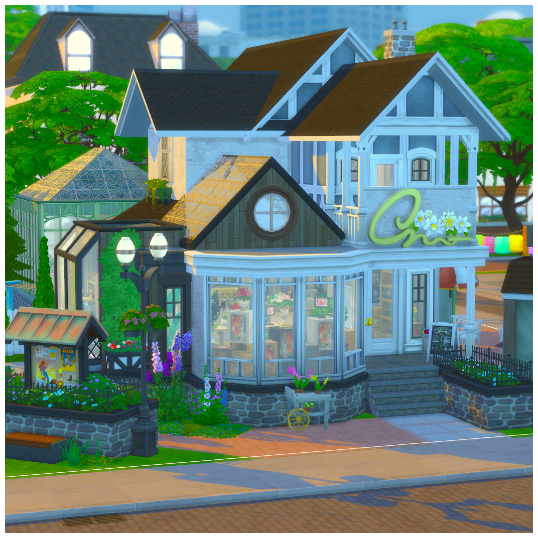Tudor Rose Flower Shop - The Sims 4 Rooms / Lots - CurseForge