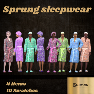 Sprung sleepwear set - The Sims 4 Create a Sim - CurseForge