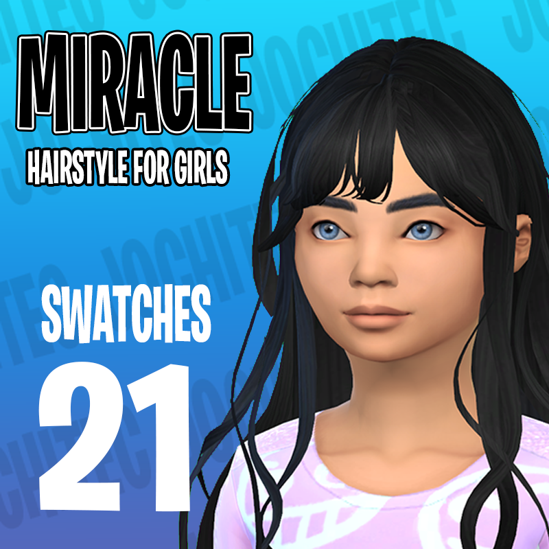 Miracle hairstyle by Jochi - The Sims 4 Create a Sim - CurseForge