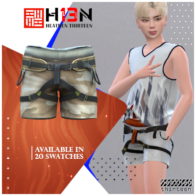Children's Shorts with Harness - The Sims 4 Create a Sim - CurseForge