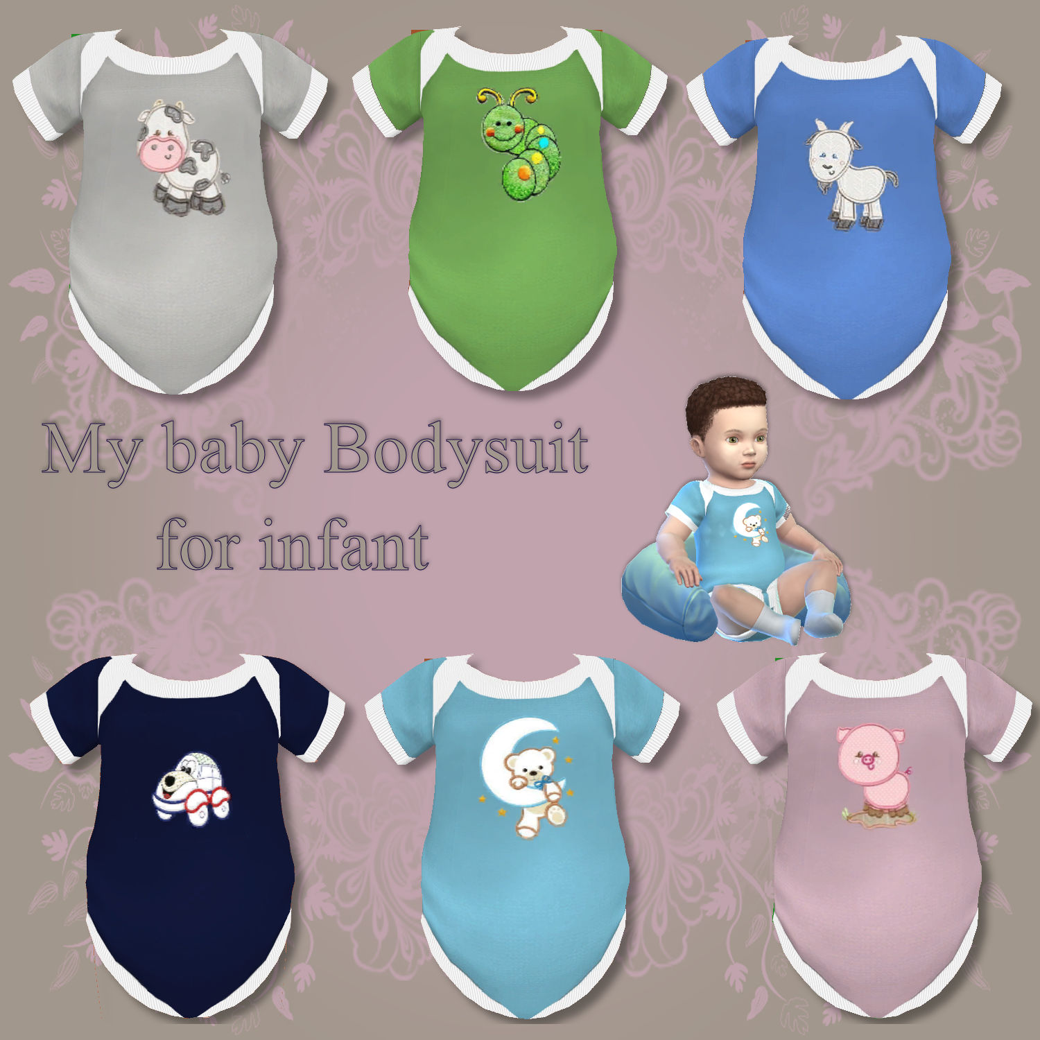 My Bebe Bodysuit for infant - The Sims 4 Create a Sim - CurseForge