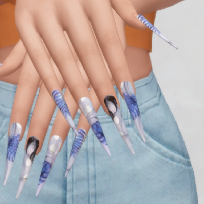 Nails Set N030 - The Sims 4 Create a Sim - CurseForge