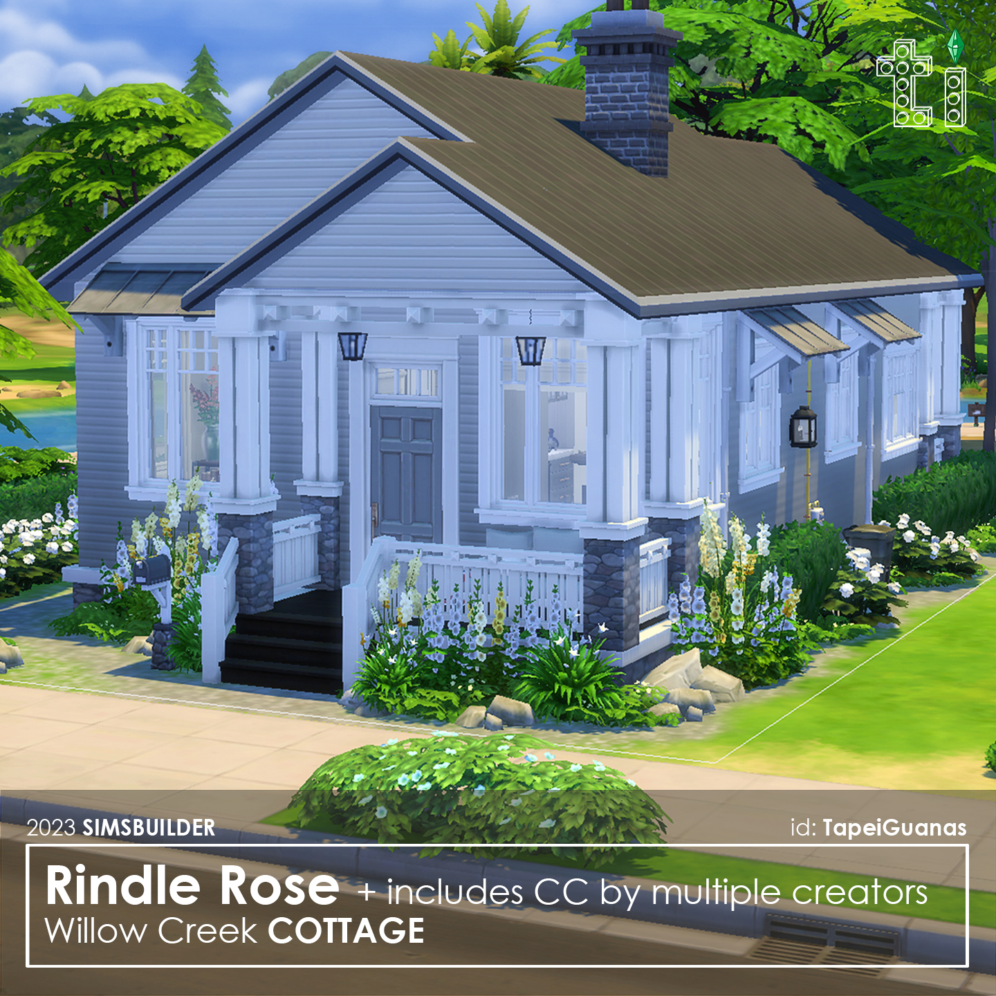 TapeiGuanas - Rindle Rose - The Sims 4 Rooms / Lots - CurseForge