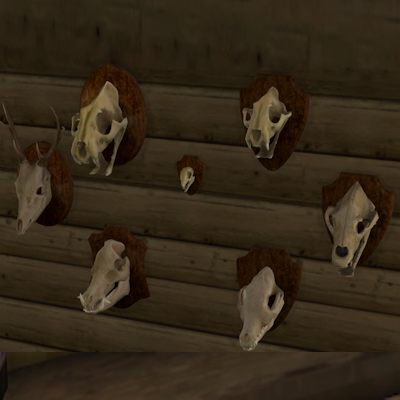 CK3 Wall Deco Skull Trophies - The Sims 4 Build / Buy - CurseForge