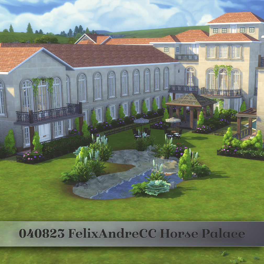 Very Big Palace with 4 stables - The Sims 4 Rooms / Lots - CurseForge