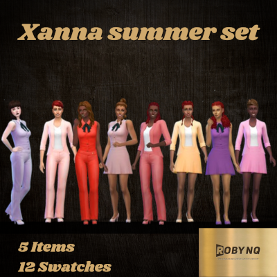 Xanna summer set - The Sims 4 Create a Sim - CurseForge