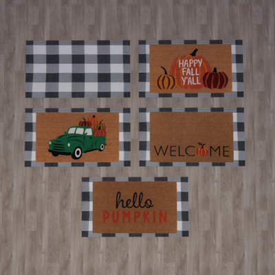 Fall Welcome Mat with Plaid Rug - The Sims 4 Build / Buy - CurseForge
