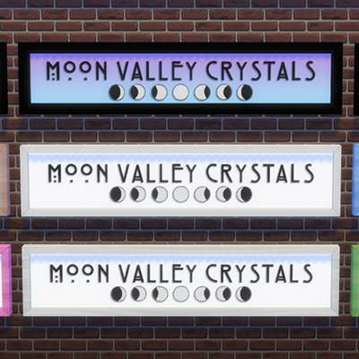 Witchy Crystal Shop Signs - The Sims 4 Build / Buy - CurseForge