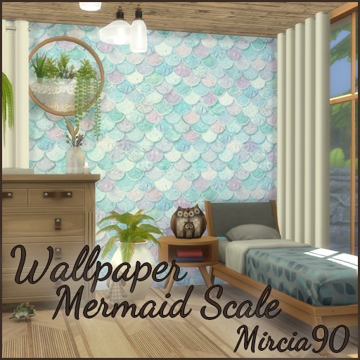 Wallpaper Mermaid Scales - The Sims 4 Build / Buy - CurseForge