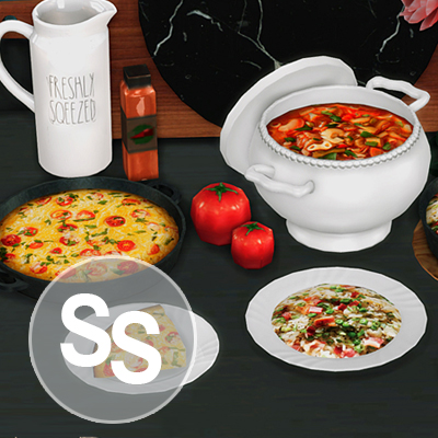 Frittata, Risotto and Minestrone - "Italian cuisine" - The Sims 4 Mods ...