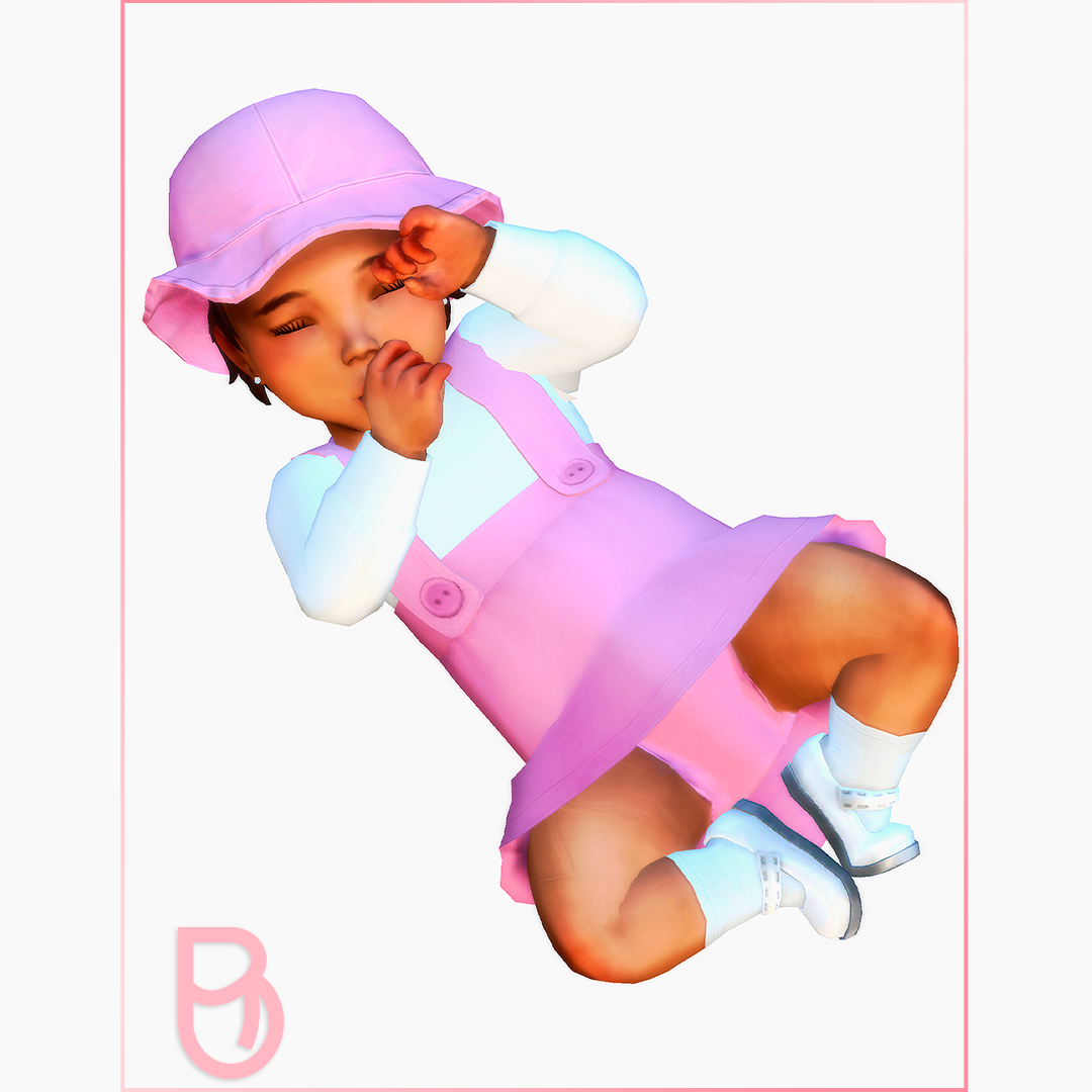 Infant Overall Dress - Girl - Version 1 - The Sims 4 Create a Sim ...