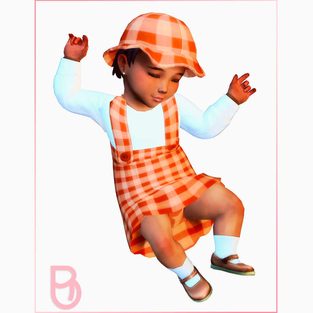 Infant Overall Dress - Girl - Version 2 - The Sims 4 Create a Sim ...