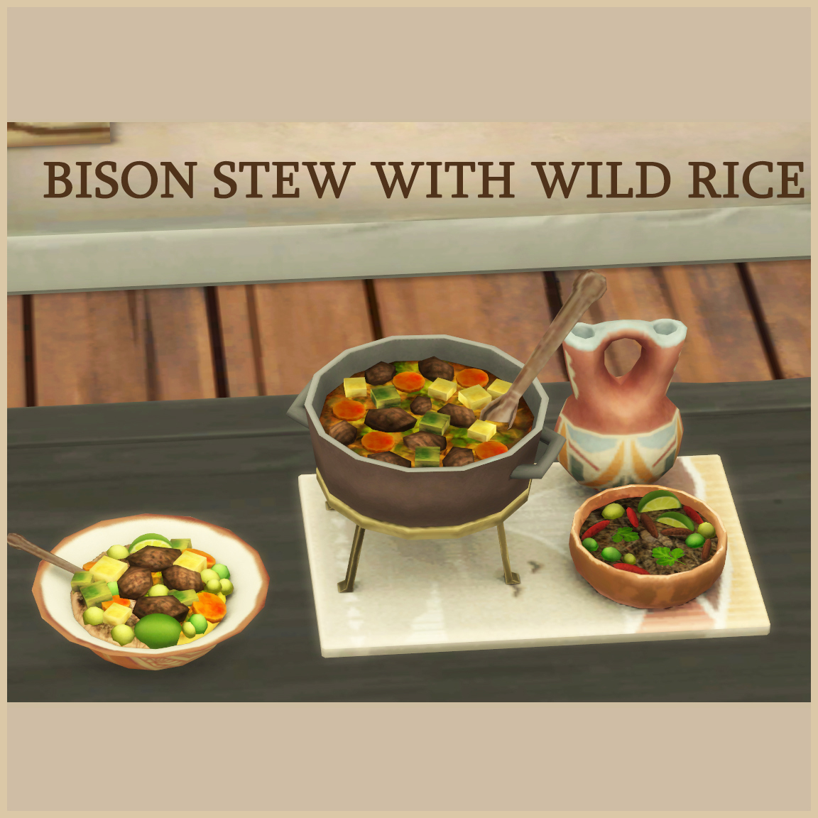 Bison Stew With Wild Rice - The Sims 4 Mods - CurseForge