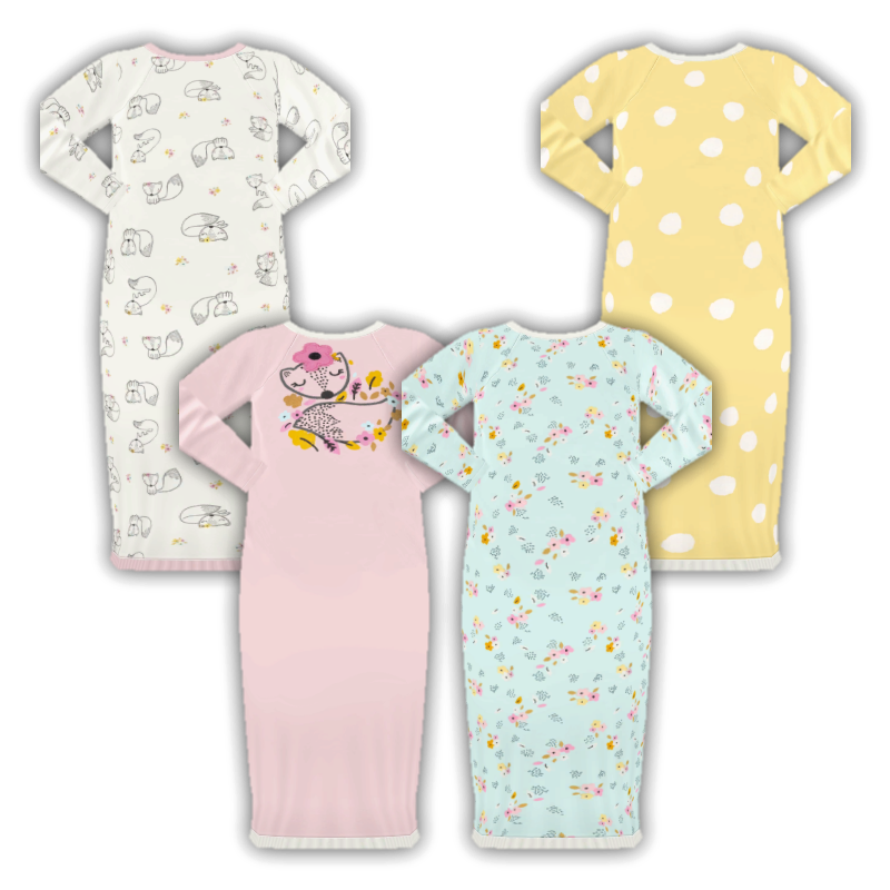 Infant Pink Fox Sleep Gown - The Sims 4 Create a Sim - CurseForge