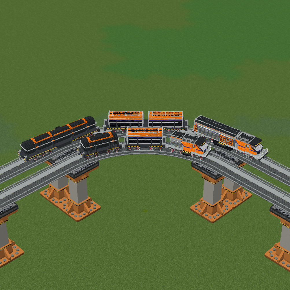 Space Pioneers 3-Meter Gauge - Immersive Railroading - Minecraft ...