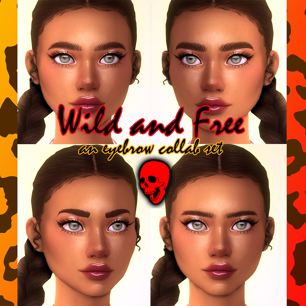 Wild and Free - a MM eyebrow collection - The Sims 4 Create a Sim ...
