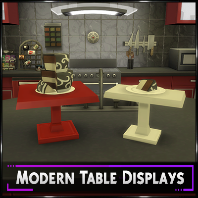 Modern Table Displays - The Sims 4 Build / Buy - CurseForge