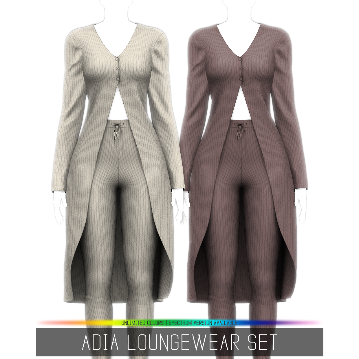 Simpliciaty's Adia Loungewear Set - The Sims 4 Create a Sim - CurseForge