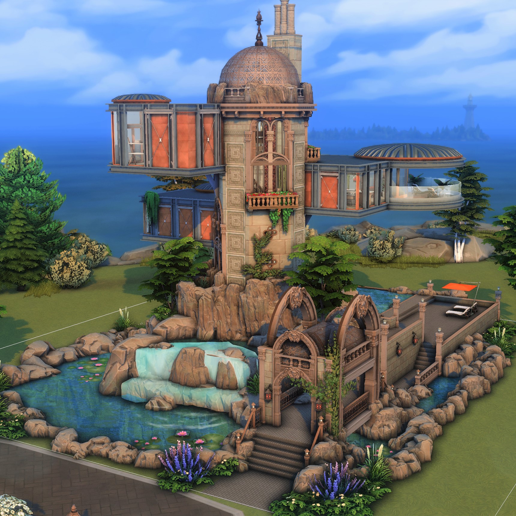 Tower Louise by qubedesign - The Sims 4 Rooms / Lots - CurseForge