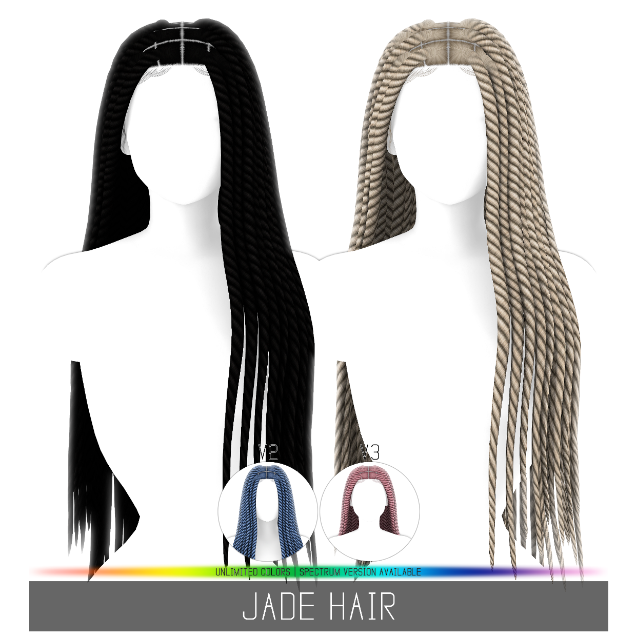 Simpliciaty's Jade Hair - The Sims 4 Create a Sim - CurseForge