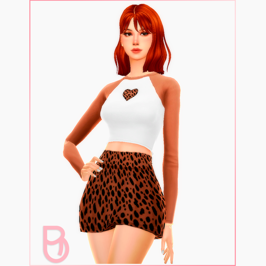 Woman T-shirt - Joyce - Version 1 - The Sims 4 Create a Sim - CurseForge