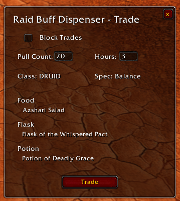 Raid Buff Dispenser - World of Warcraft Addons - CurseForge
