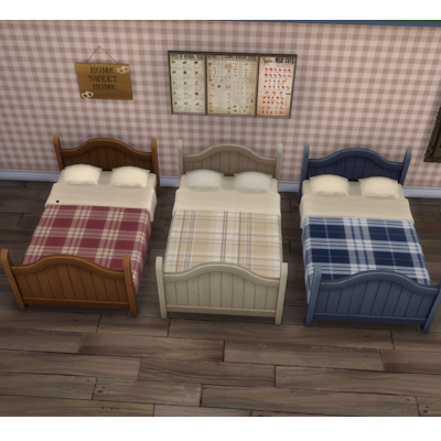 Rustic Bed - The Sims 4 Build / Buy - CurseForge