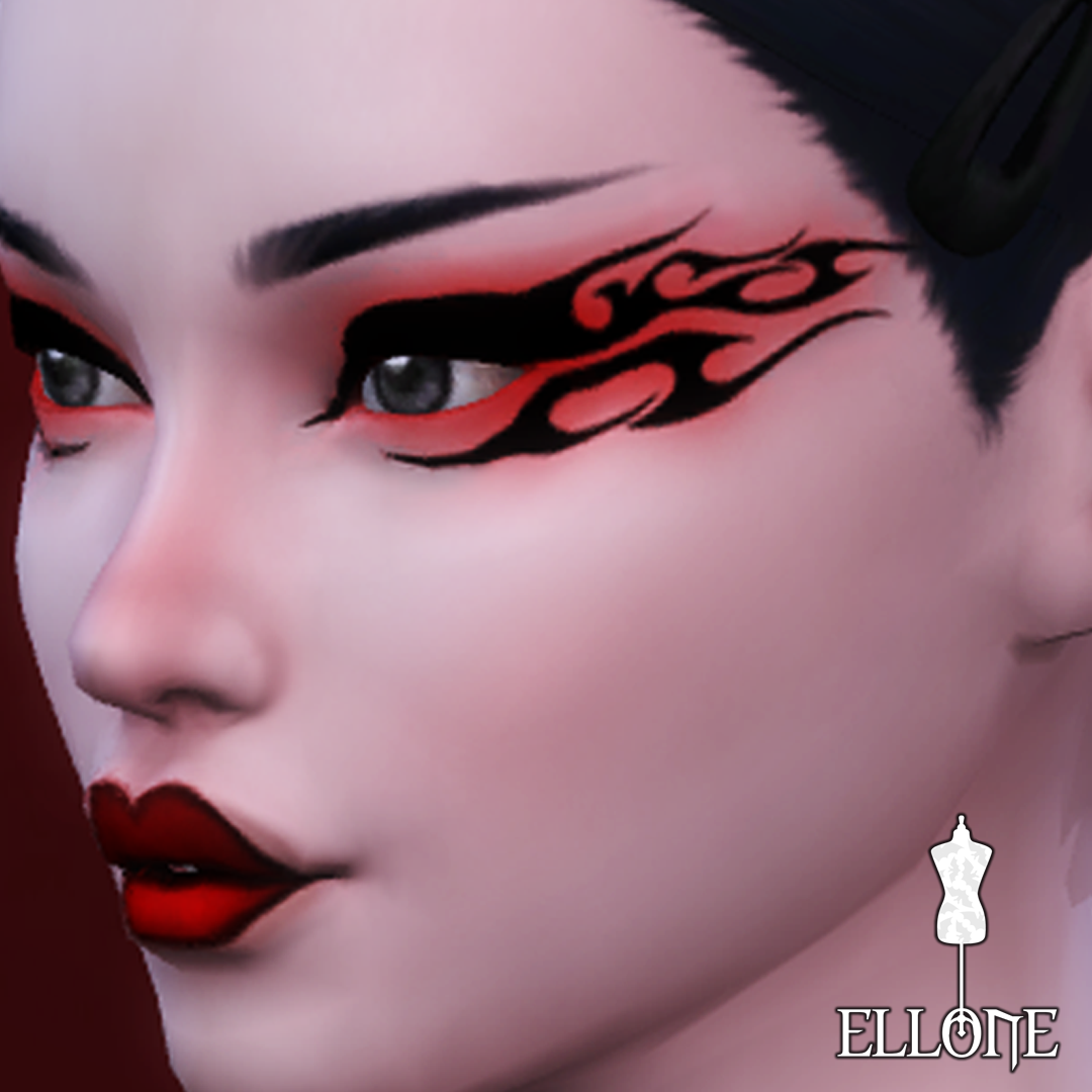 Engraved Eyeliner Version 1 - The Sims 4 Create a Sim - CurseForge