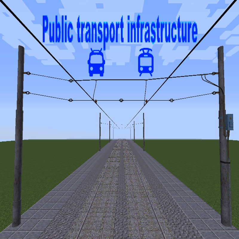 Public Transport Infrastructure (RTM) - Mods - Minecraft