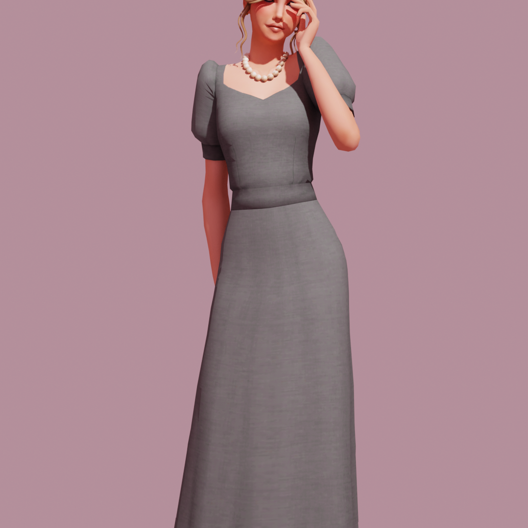 Bridesmaid dress - The Sims 4 Create a Sim - CurseForge