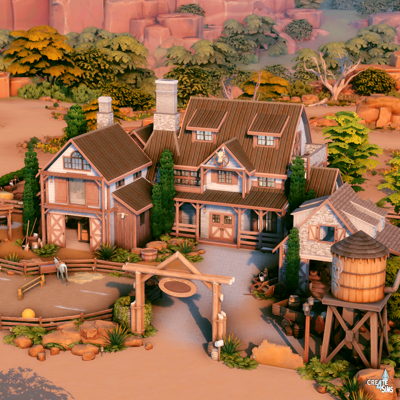 Family Horse Ranch - The Sims 4 Rooms / Lots - CurseForge