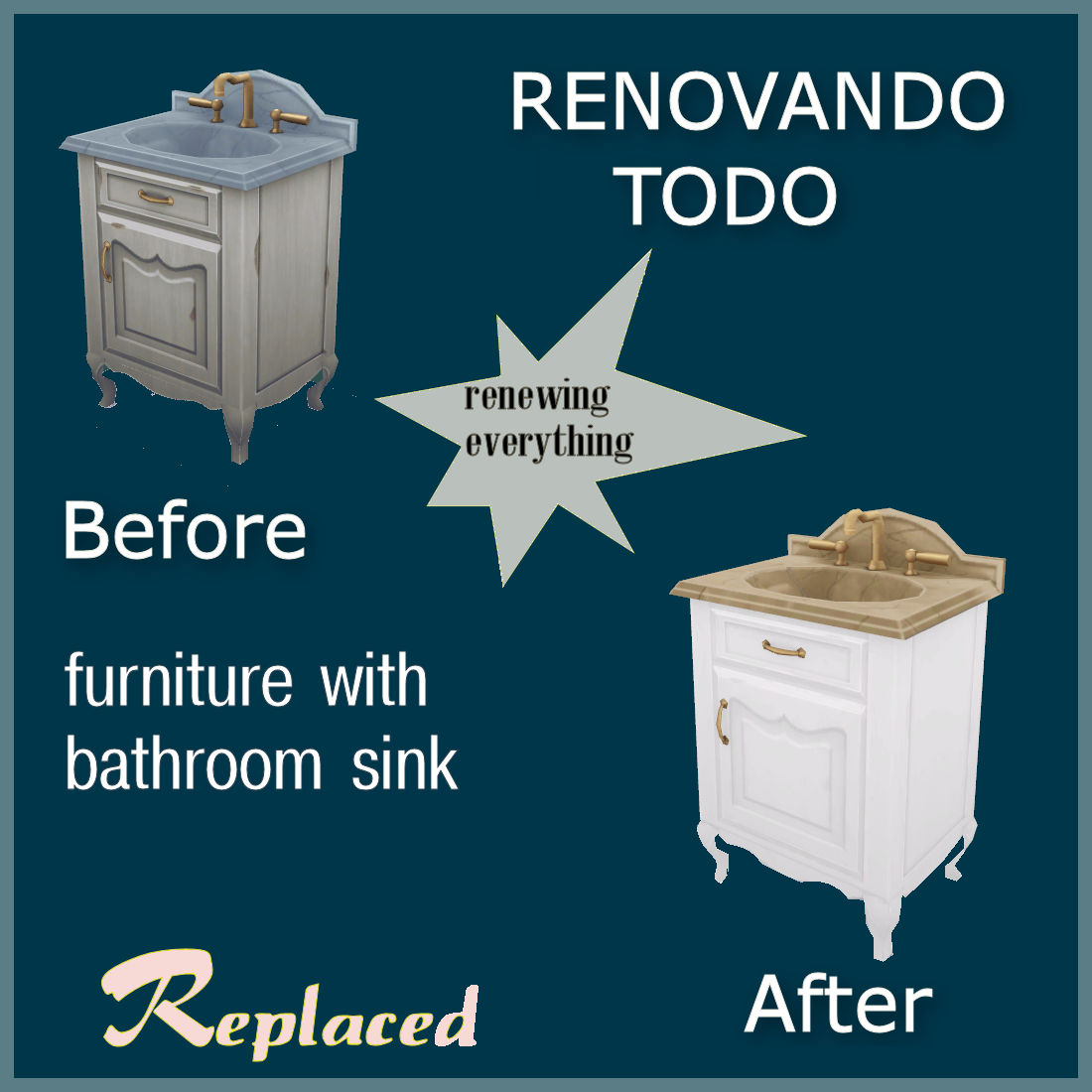 Furniture with sink for bathroom - The Sims 4 Build / Buy - CurseForge