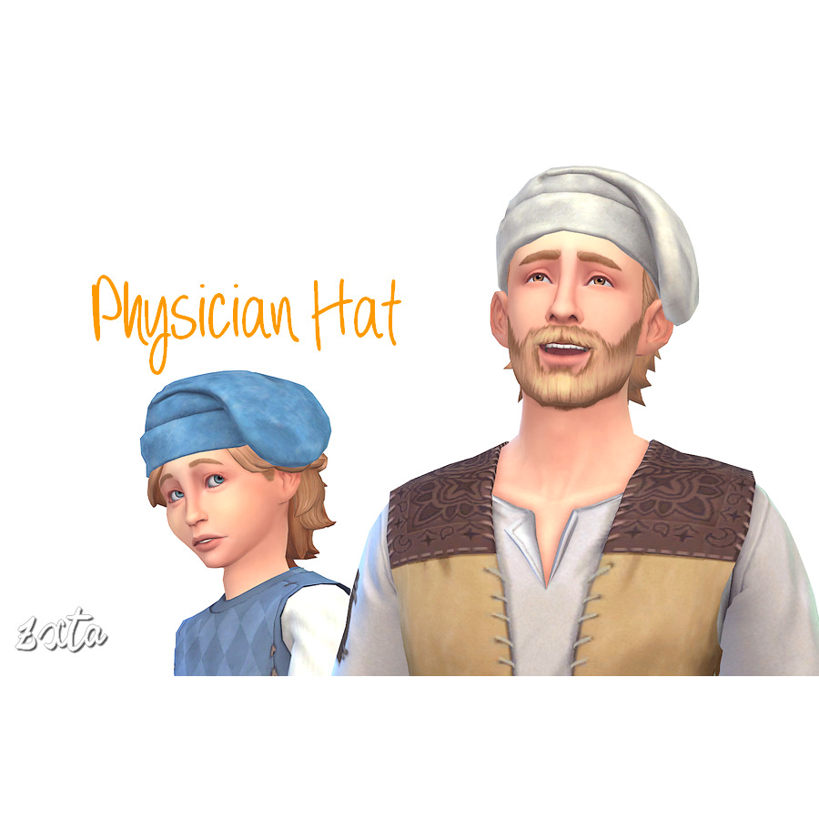 ZxTa - Medieval Physician Hat Mto4 - The Sims 4 Create a Sim - CurseForge