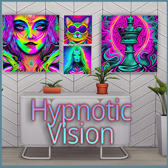 Hypnotic Visions: Collection One Screenshots - Build / Buy - The Sims 4