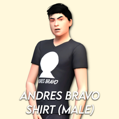 Andres Bravo New Aftermath Shirt (Male) - The Sims 4 Create a Sim - CurseForge