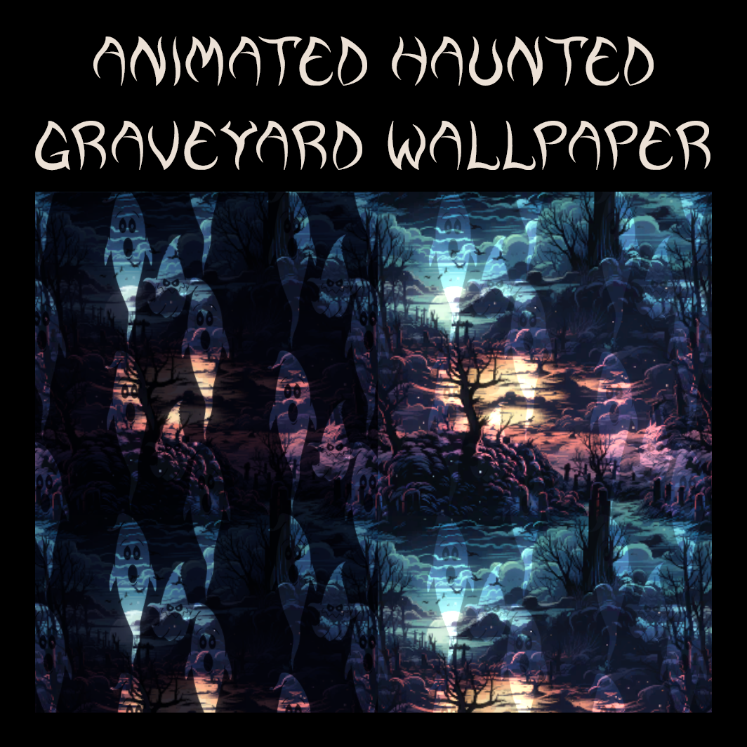 Haunted Graveyard Wallpaper
