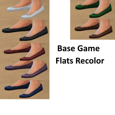 Base Game Flats Recolor Screenshots - Create a Sim - The Sims 4