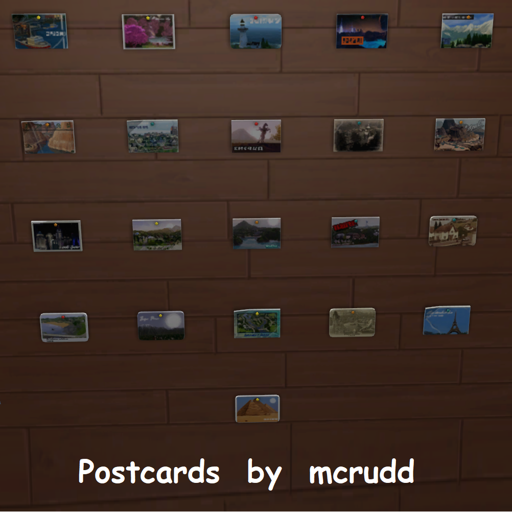 Postcards collection - The Sims 4 Rooms / Lots - CurseForge