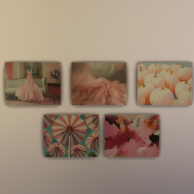 Pink Canvas Art - The Sims 4 Build / Buy - CurseForge