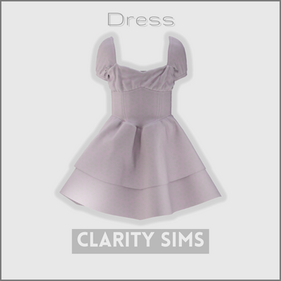 Puff Sleeve Two Layer Dress - Child - The Sims 4 Create a Sim - CurseForge