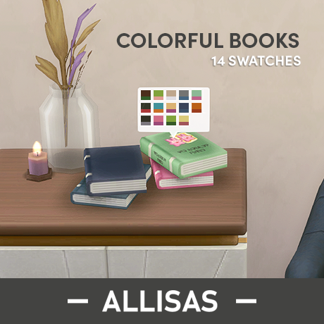Install Colorful Books - The Sims 4 Mods - CurseForge