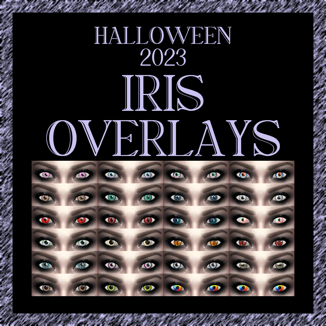 Halloween 2023 Iris Overlays - The Sims 4 Create a Sim - CurseForge