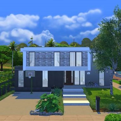suburban modern home - The Sims 4 Rooms / Lots - CurseForge