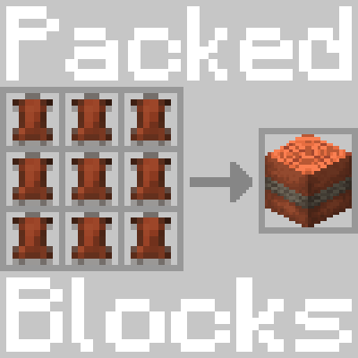 Packed blocks - Minecraft Mods - CurseForge