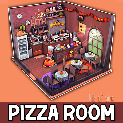 Mini Pizza Restaurant - The Sims 4 Rooms / Lots - CurseForge