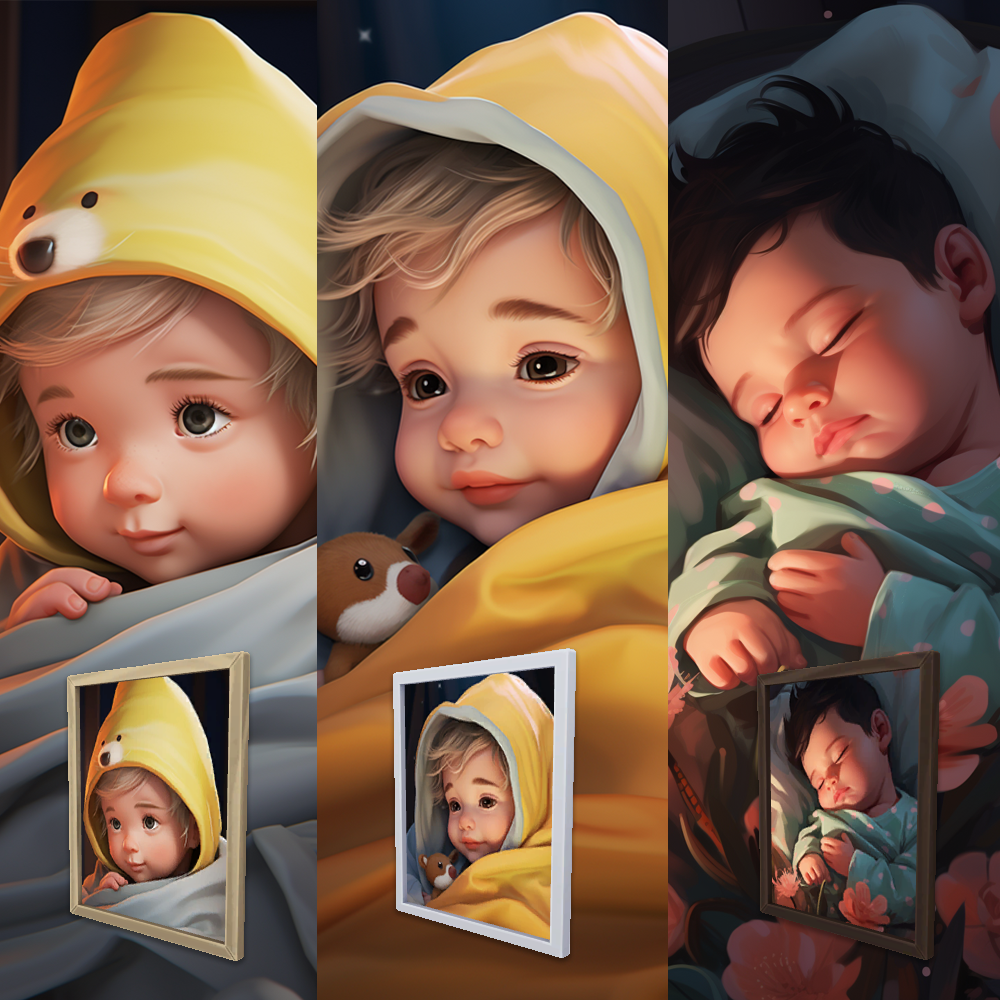 Baby Boy Wall Art (3 pics x 4 frames) - The Sims 4 Build / Buy - CurseForge