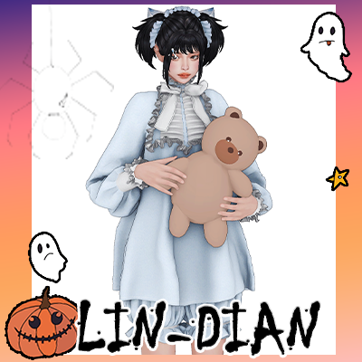 LIN-DIAN_Neon（Halloween） Set Screenshots - Create a Sim - The Sims 4