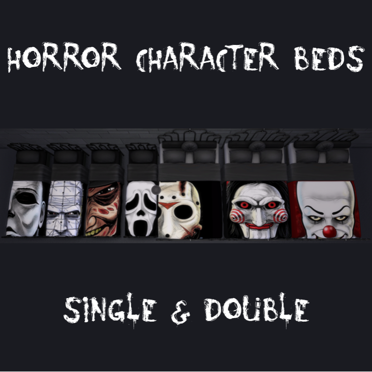 Horror Character Single & Double Bed - The Sims 4 Build / Buy - CurseForge