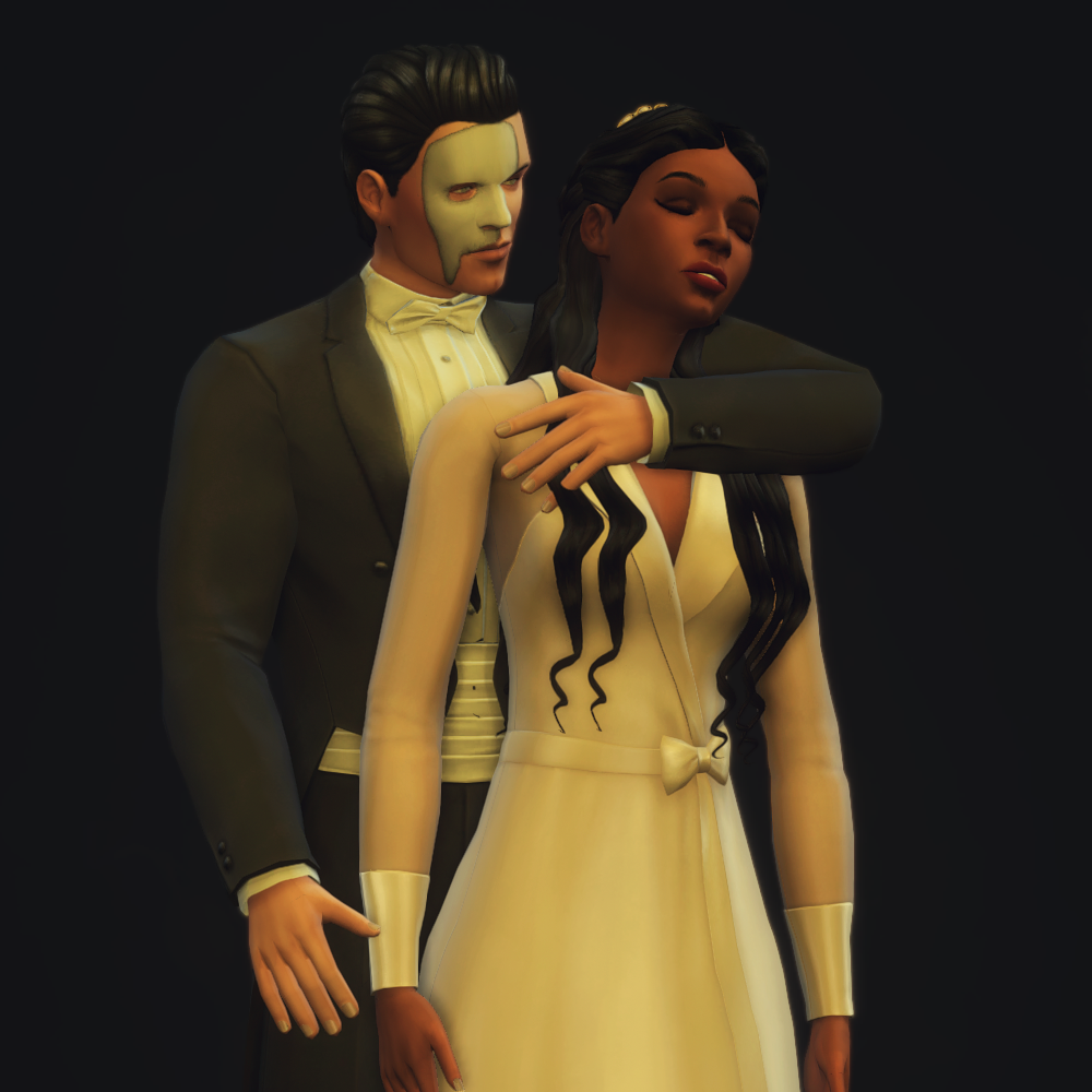 SimmerSomar | Pose | The Phantom of the Opera - Christine and Phantom ...