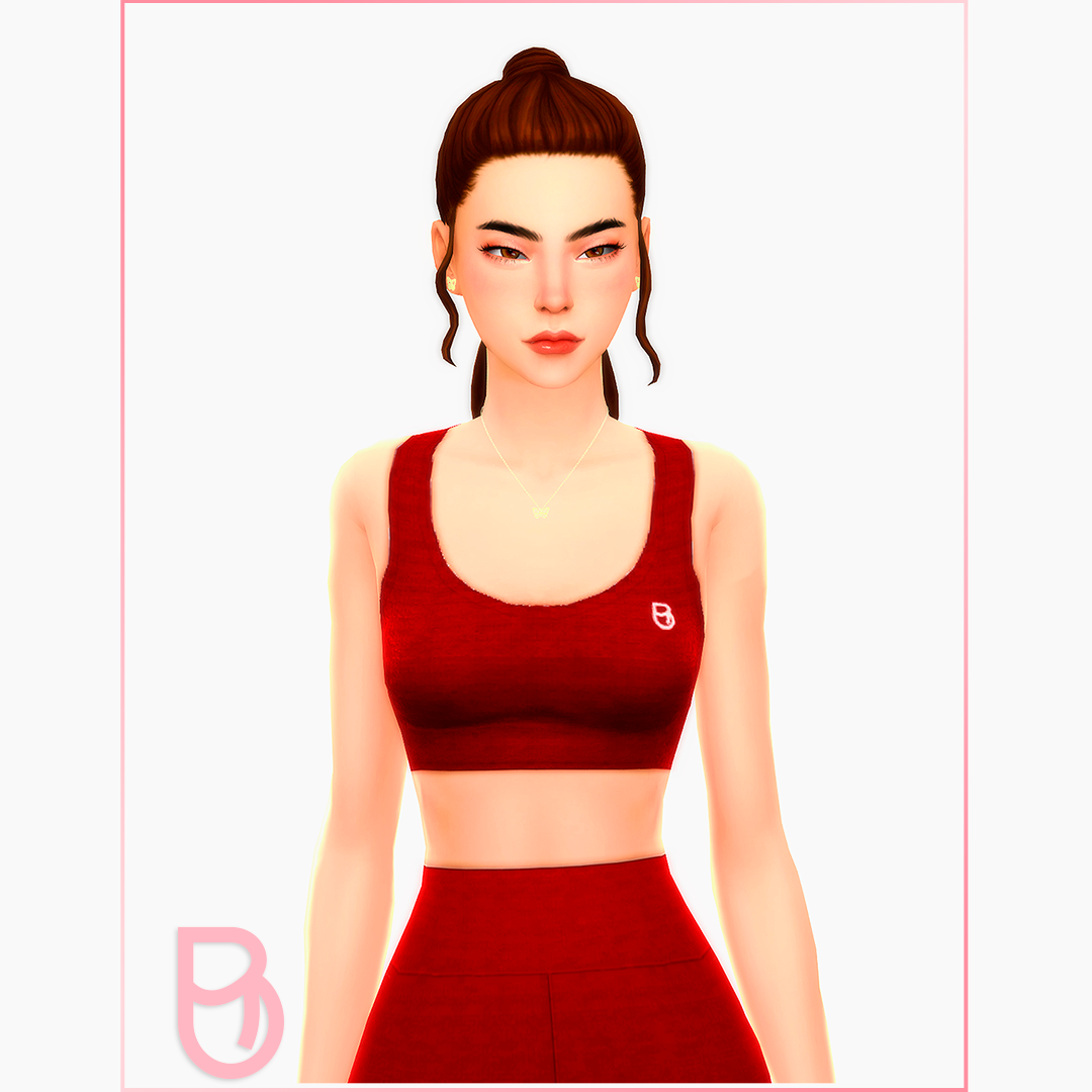 Woman Sport Top - Sandra - Version 1 - The Sims 4 Create a Sim - CurseForge